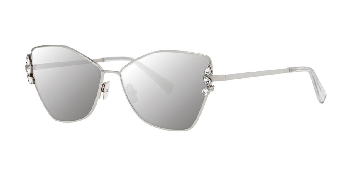 Vera Wang Dolores Silver Oeil de Chat Silver with Gems lunettes de ...