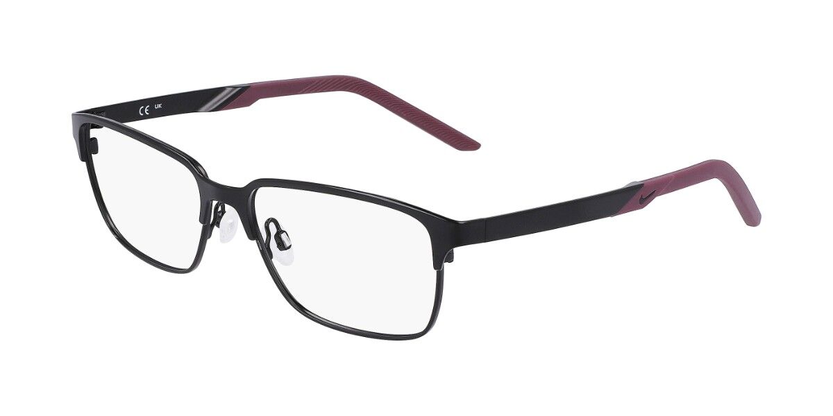 Nike 8213 002 Rectangulaire Satin Black lunettes | EasyLunettes France