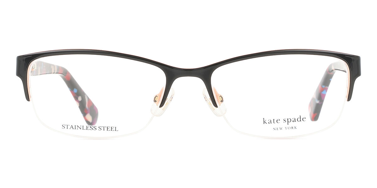 Kate Spade Marnie 2/G Asian Fit SDK Rectangulaire Black On Rose Gold ...