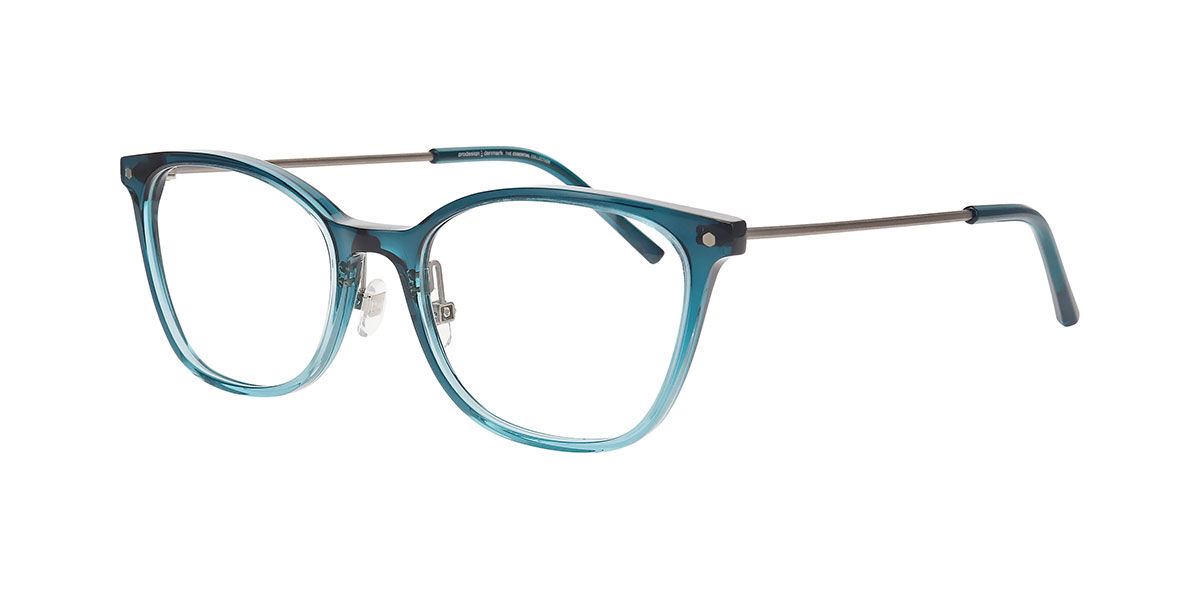 Prodesign Hexa 3 9345 Carré Transparent Petrol Green lunettes ...